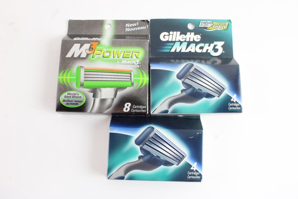 Gillette Mach 3 Blades, 3 Pieces | Property Room