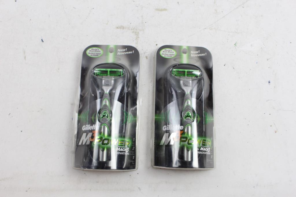 Gillette Mach 3 Power Razor Handles And Cartridges, 7 Pieces | Property ...