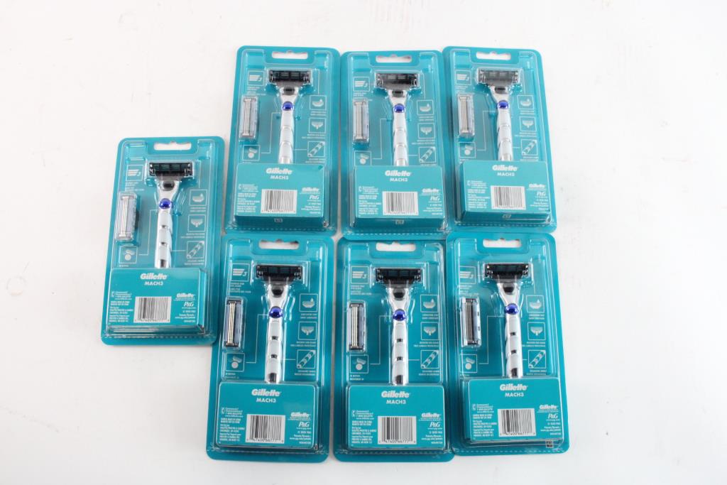 Gillette Mach3 Razors, 7 Pieces | Property Room