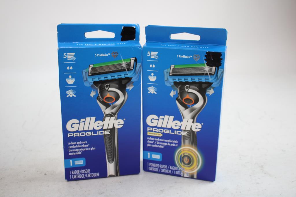 Gillette Proglide Razors And Cartridges, 4 Pieces | Property Room