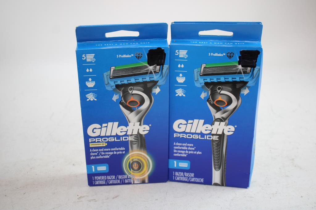 Gillette Proglide Razors And Cartridges, 4 Pieces | Property Room