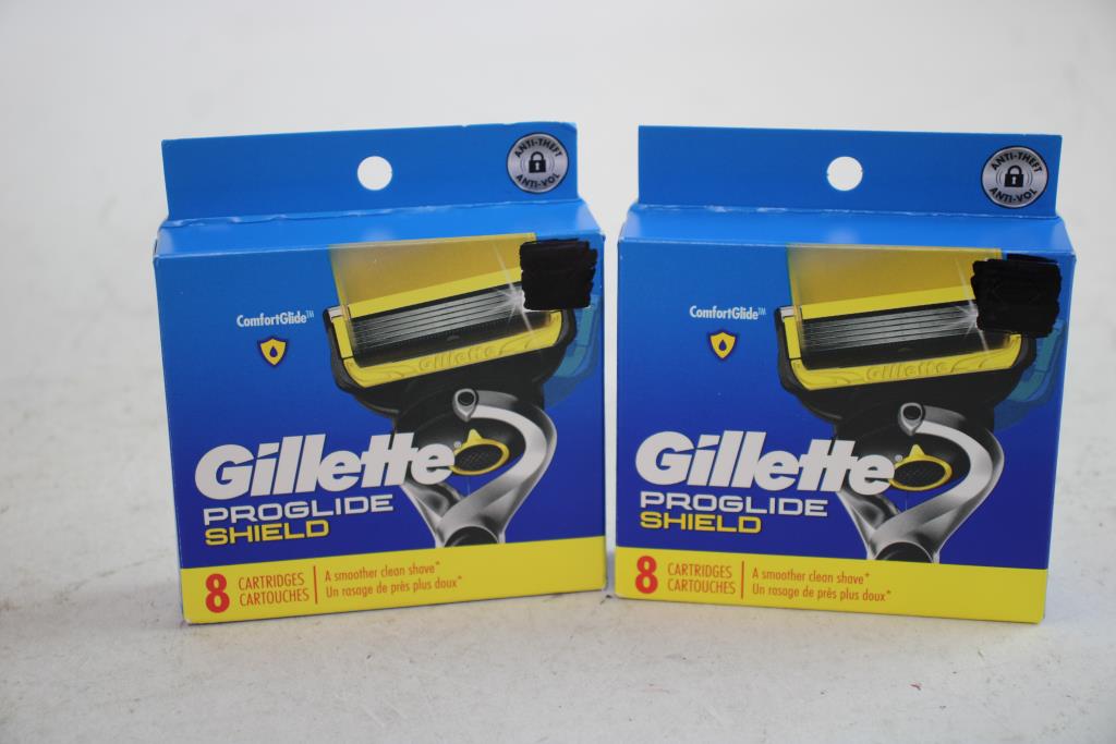 Gillette Proglide Shield Razors And Cartridges, 4 Pieces | Property Room