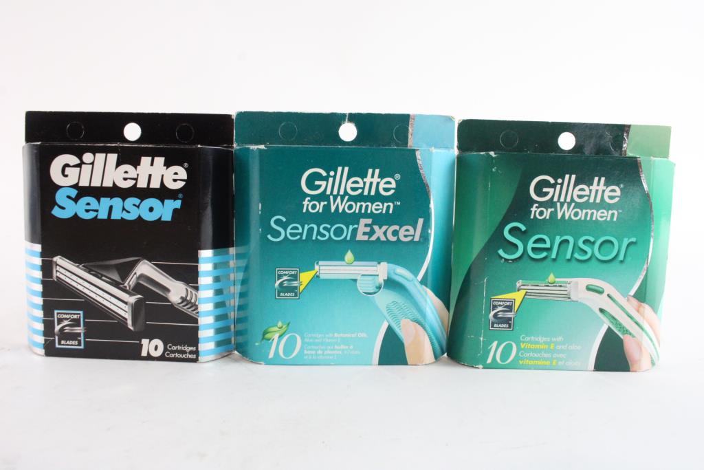 Gillette Razor 10 Pack, 3 Pieces | Property Room