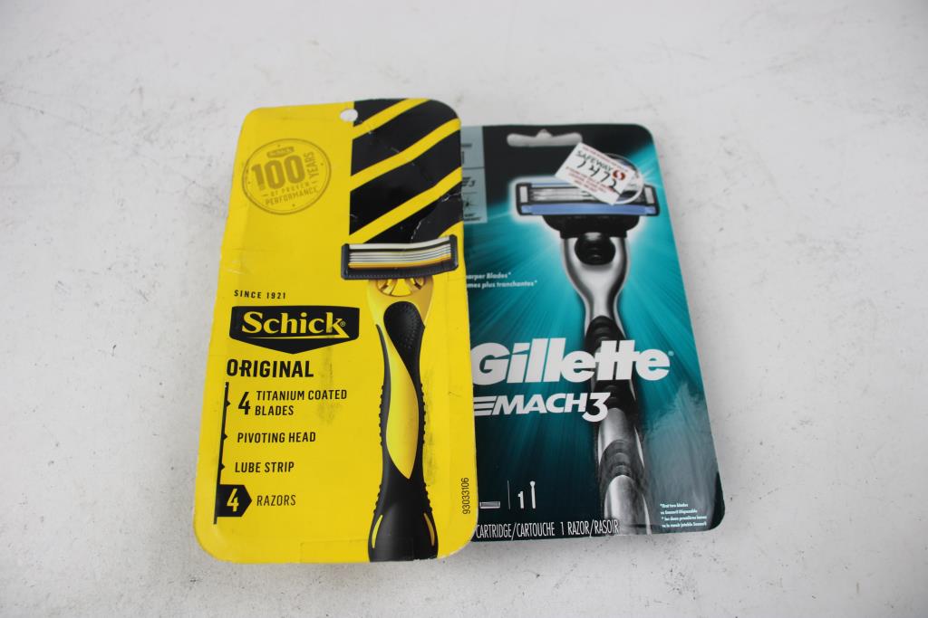 Gillette, Schick, 4 Pieces` | Property Room