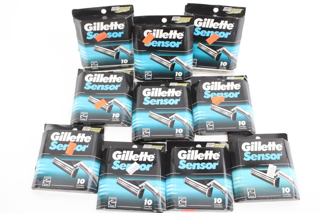 Gillette Sensor Razor Cartridge Packs, 7 Pieces | Property Room