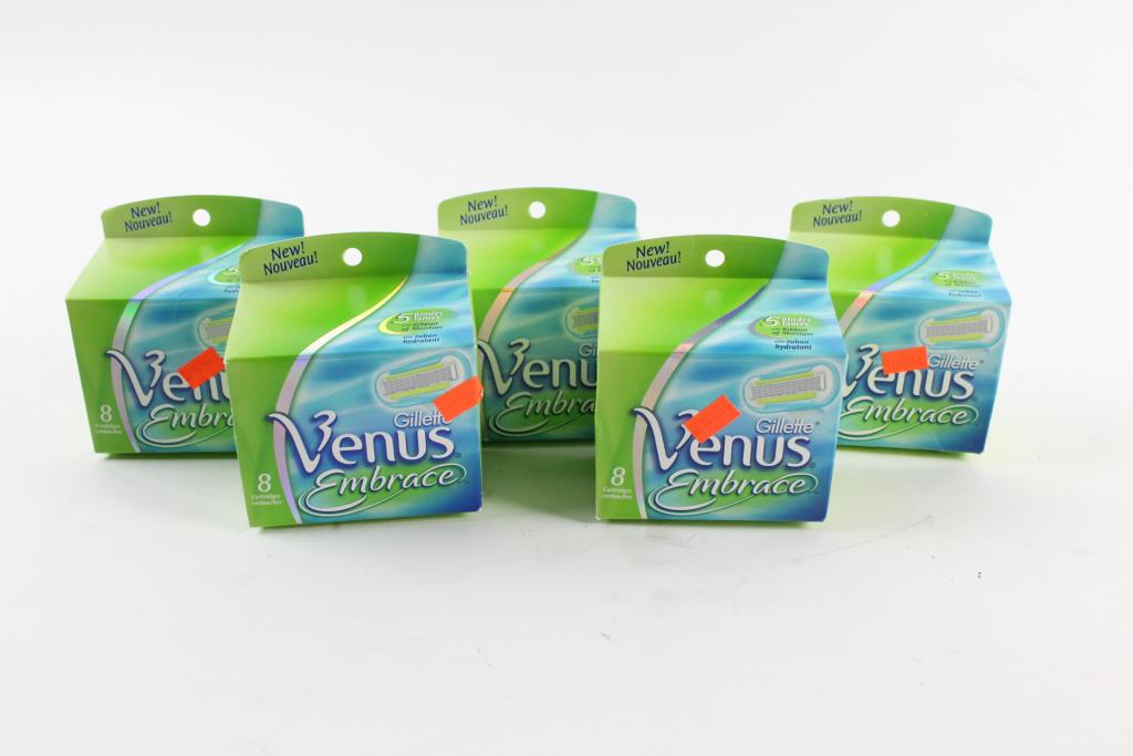 Gillette Venus Embrace Cartridge Packs, 5 Packs | Property Room