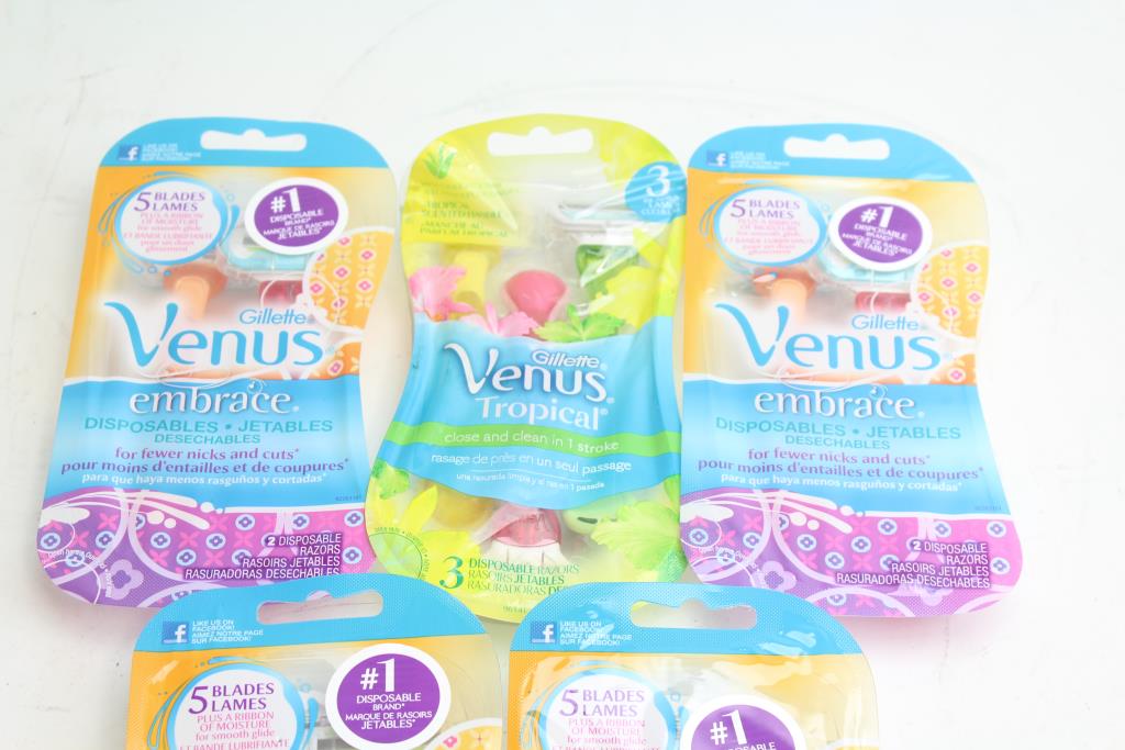 Gillette Venus Embrace Disposable 2 Pack Razors - 5 Packs | Property Room