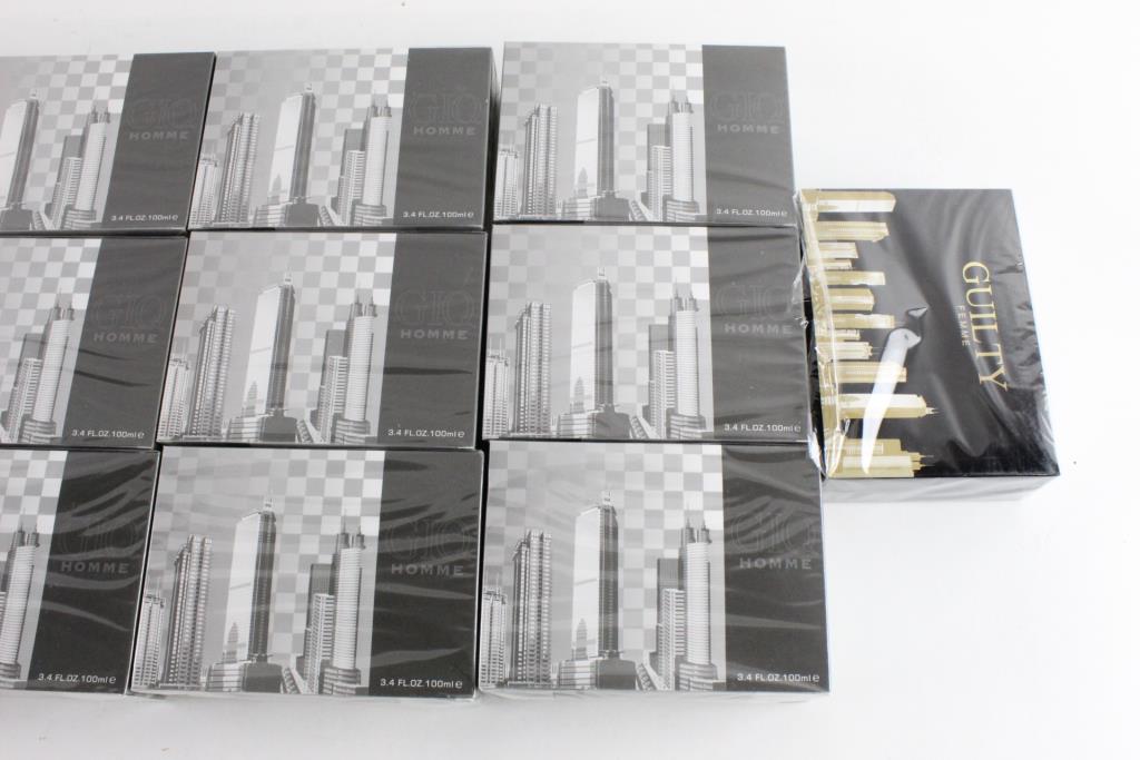 GIQ Homme Men's Fragrance Spray & Guilty Femme Women's Fragrance Spray ...