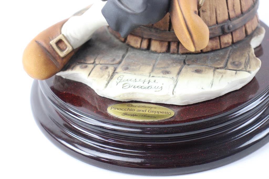 Giuseppe Armani Pinocchio & Geppetto A Fathers Love Disney Sculpture ...
