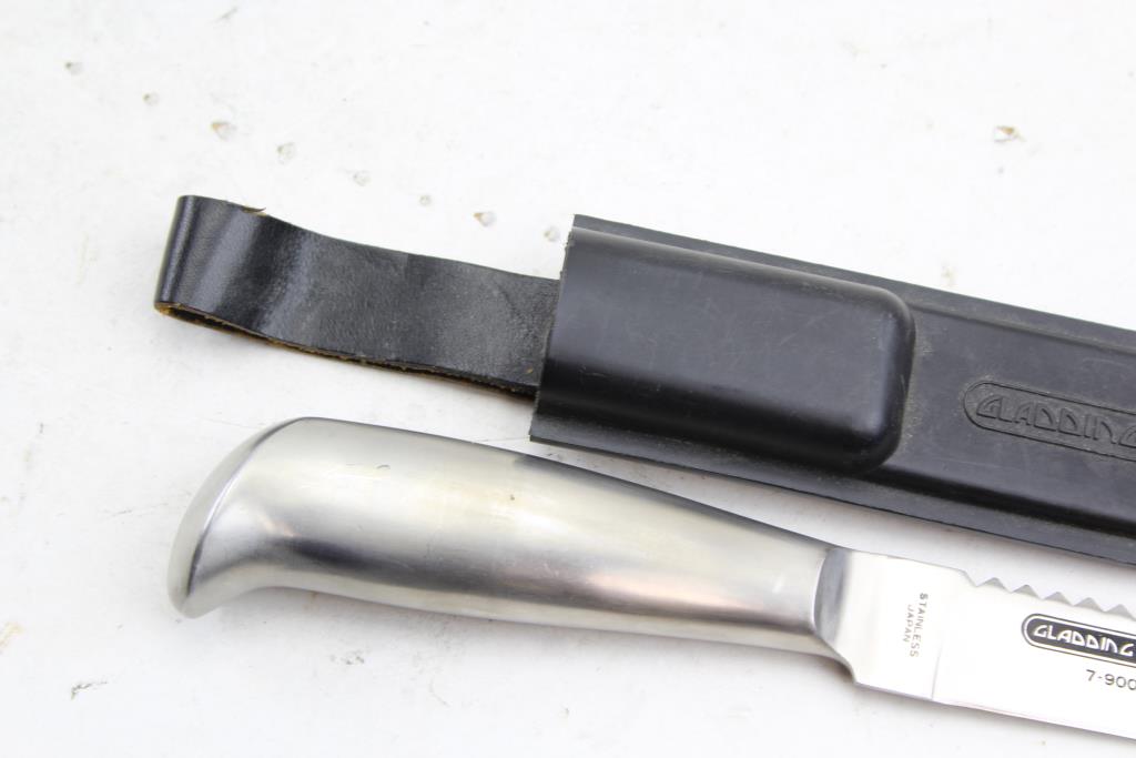 Gladding Fisherman Fixed Blade Knife With Sheath | Property Room