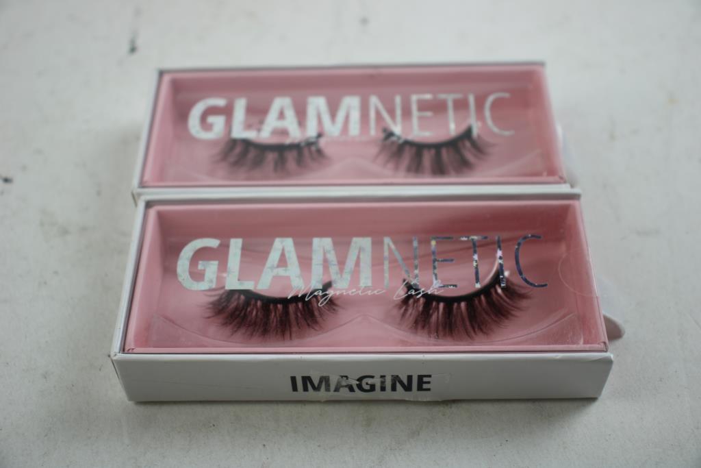 Glamnetic And Morphe Eyelashes And Makeup Brushes, 6 Pieces | Property Room