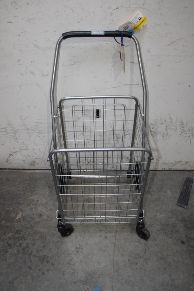 GNAUSA Folding Metal Rolling Cart | Property Room