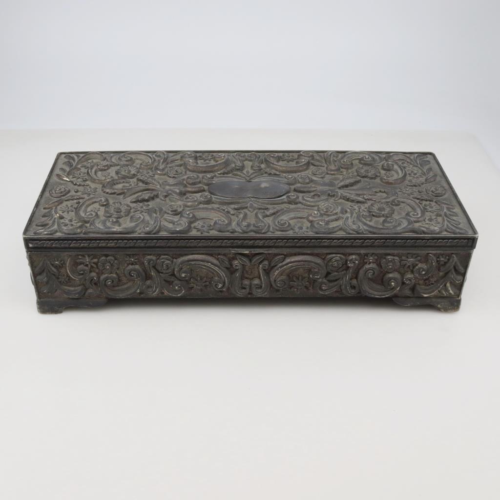 Godinger Repousse Silver Plated 1992 Jewelry Box | Property Room