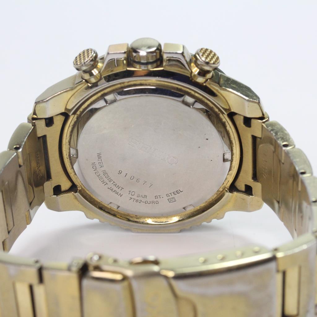 Gold Colored Seiko Flight Master Watch | Property Room