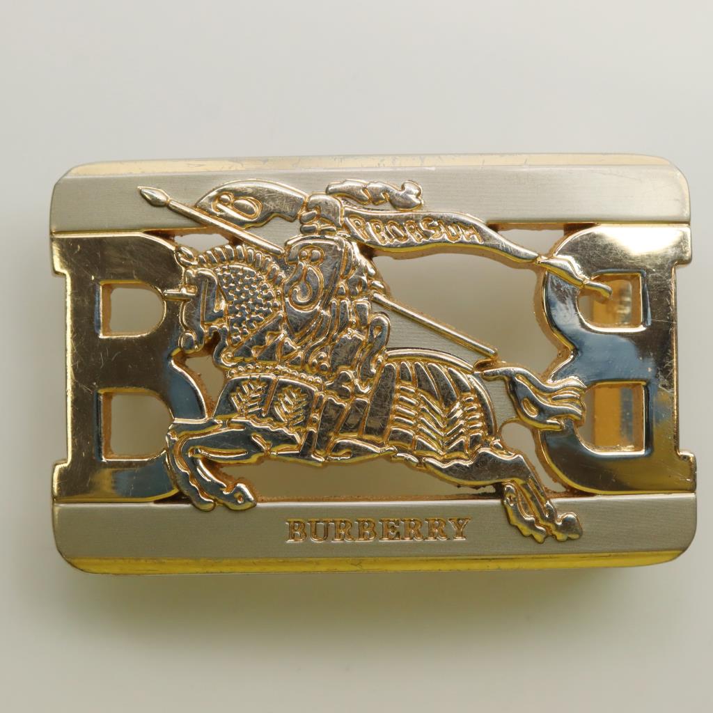Gold Plated Burberry Belt Buckle | Property Room