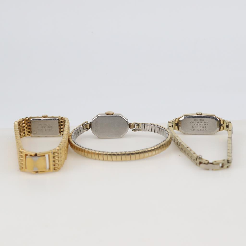 Gold Plated Mixed Watches, 3 Watches | Property Room