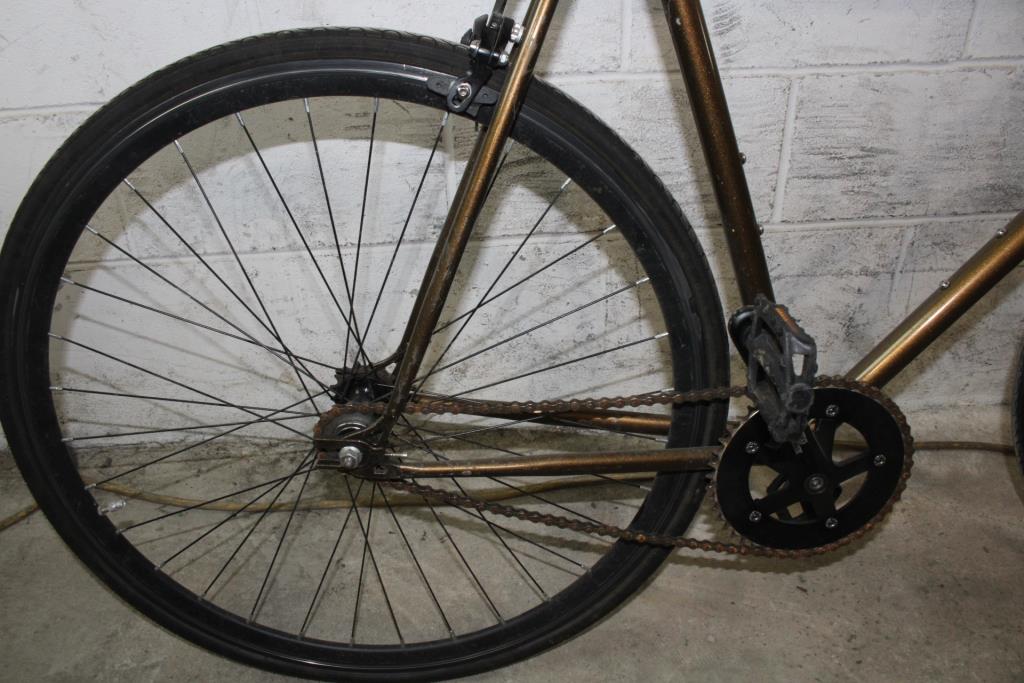 Gold Single Speed Bike | Property Room