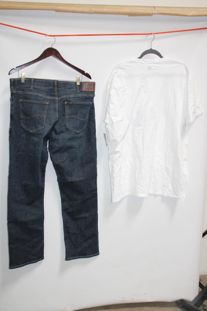 Gold Toe T-shirt And Lee Jeans | Property Room