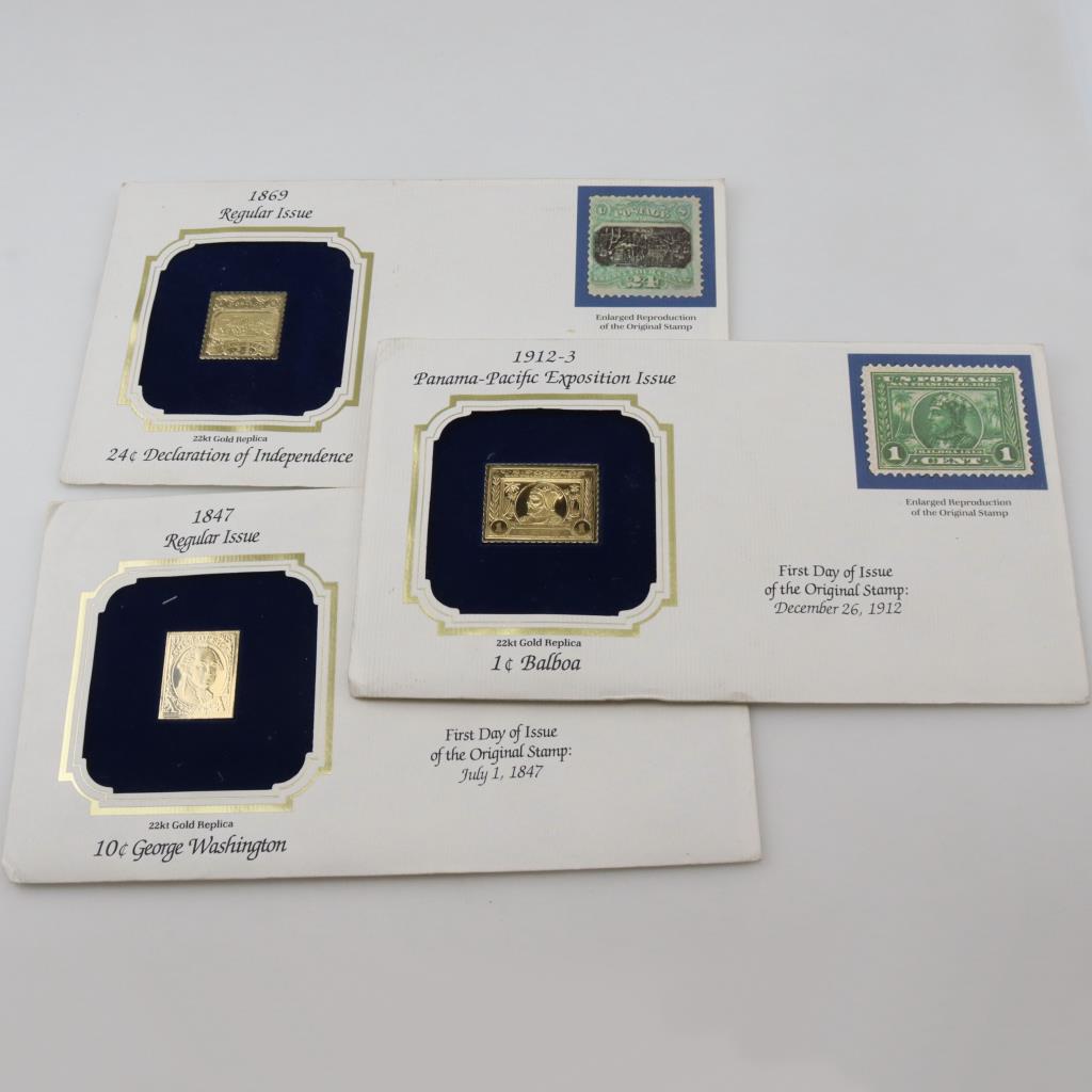 Golden Stamp Replica, 3 Pieces | Property Room