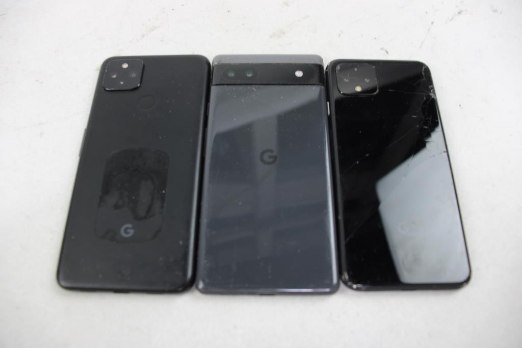 Google Cell Phone Lot, 3 Pieces, Sold For Parts | Property Room