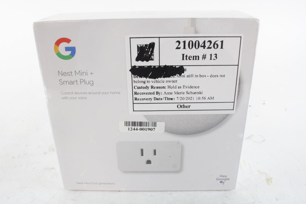 Google Nest Mini + Smart Plug | Property Room