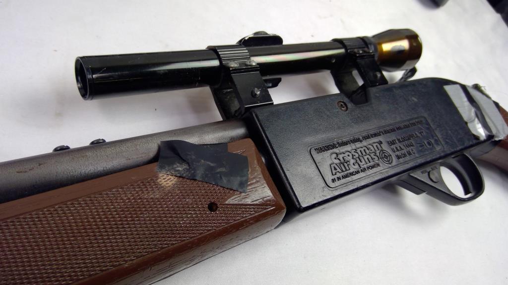 Gray Pellet Rifle, Powermaster 66 Bb Gun With Scope | Property Room