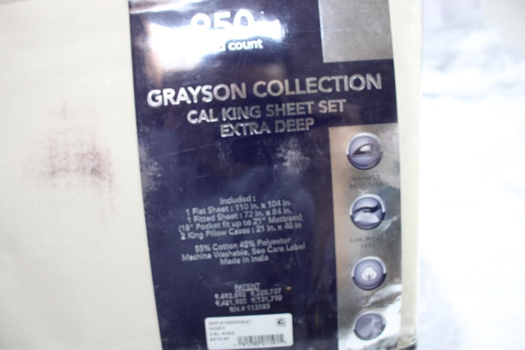 Grayson Collection Cal King Sheet Set | Property Room