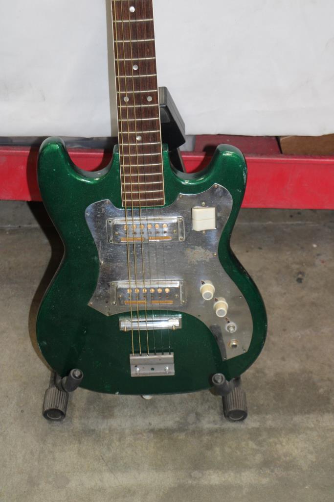 Green Electric Guitar | Property Room
