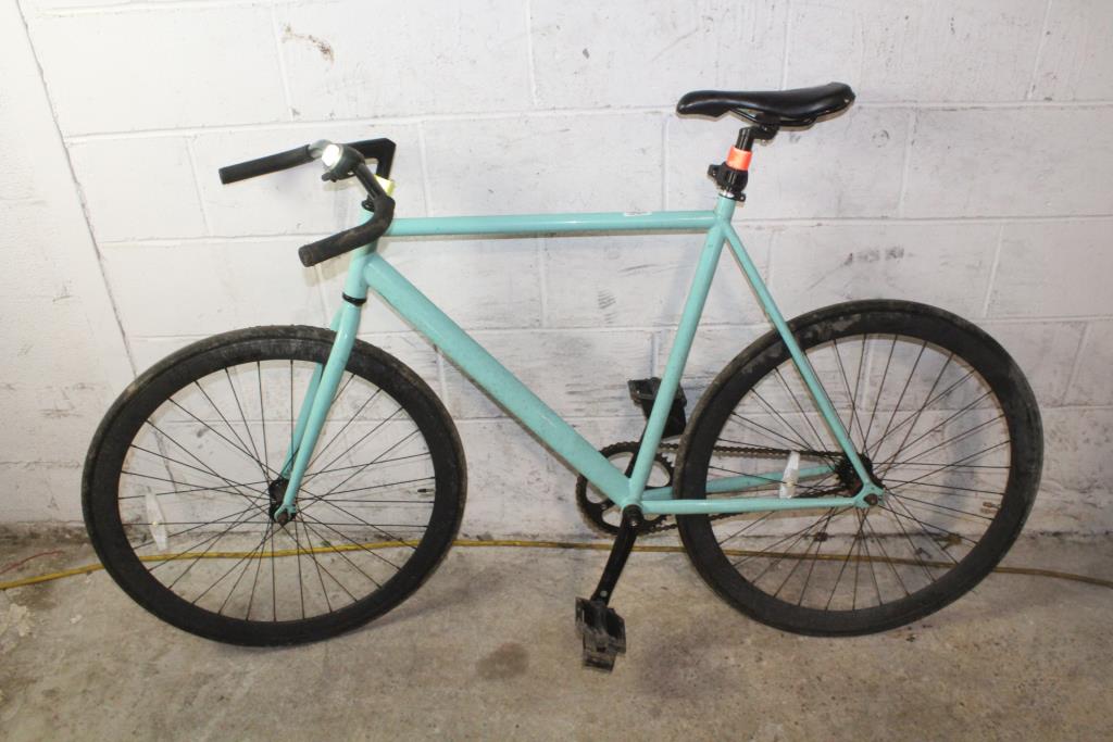 Green Single Speed Road Bike | Property Room
