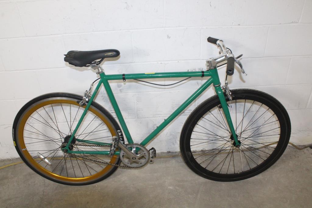 Green Single Speed Road Bike | Property Room
