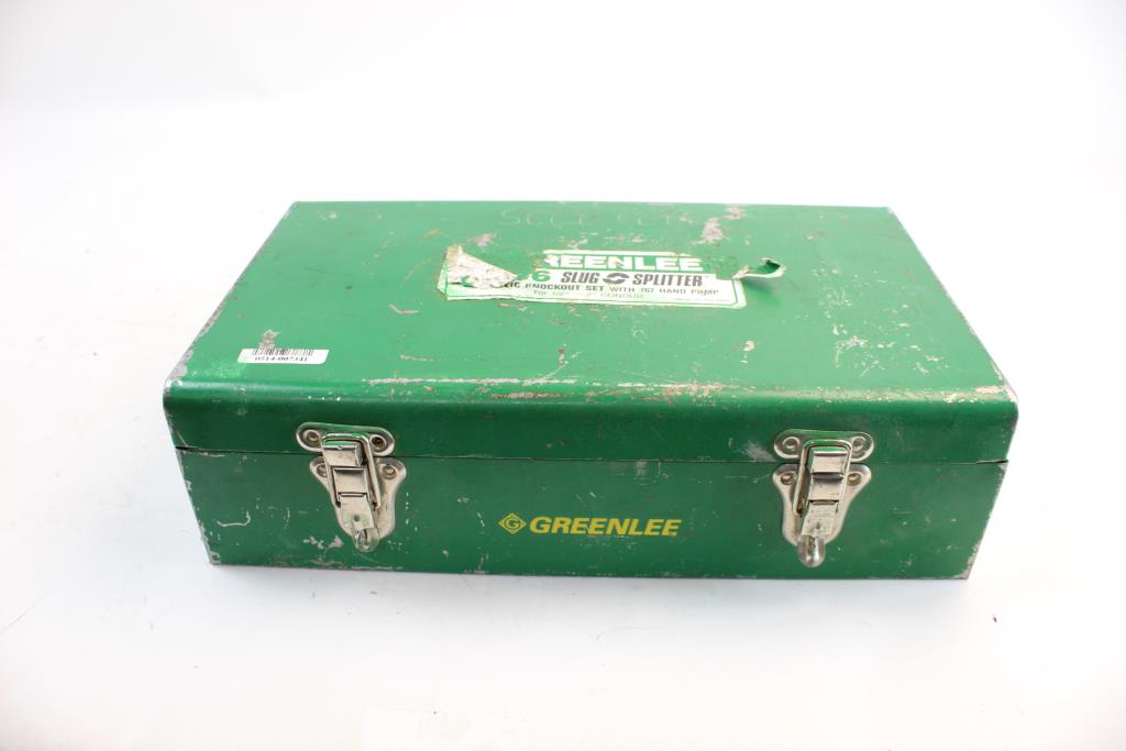 Greenlee 7506 Heavy Duty Slug Splitterhydraulic Knockout Punch Set ...