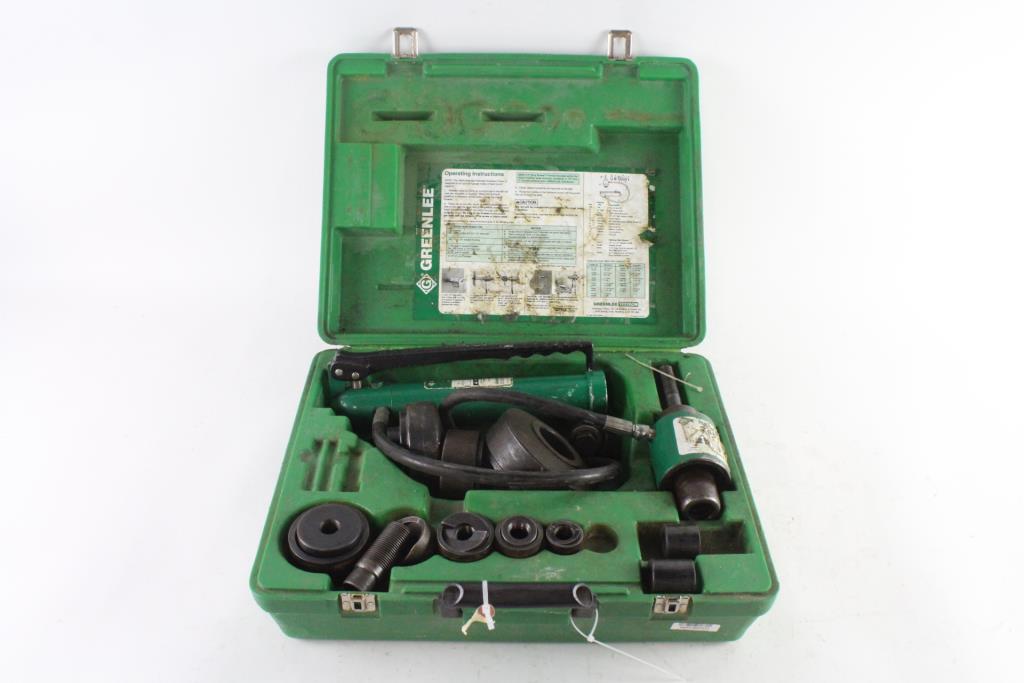 Greenlee Hydraulic Knockout Punch Driver Without Punches And Dies ...