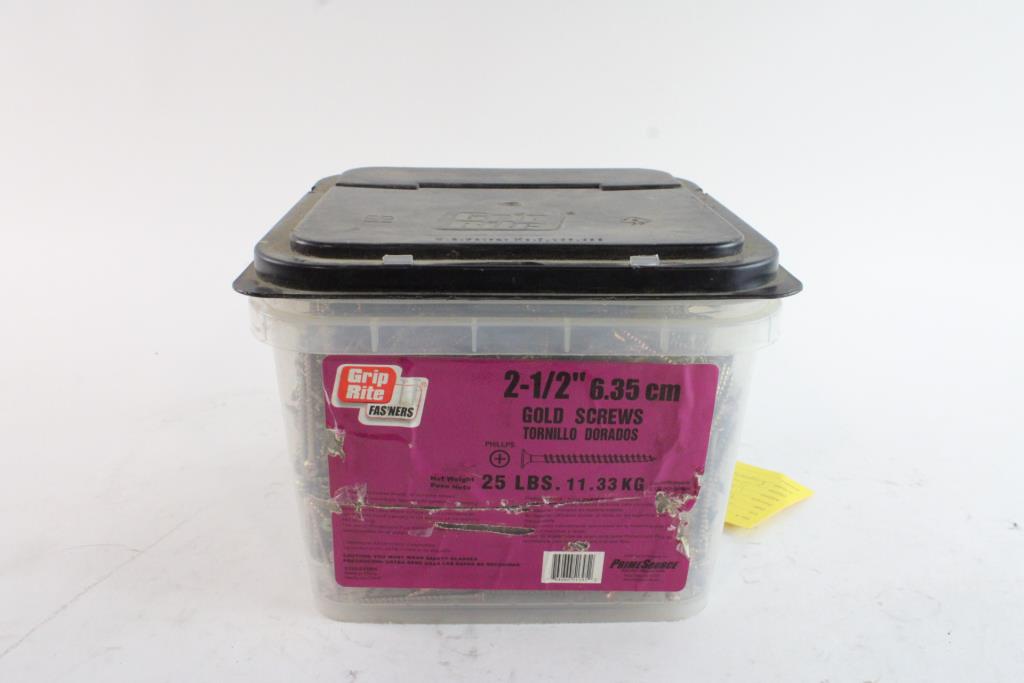 GripRite Screws, 25 LBs | Property Room