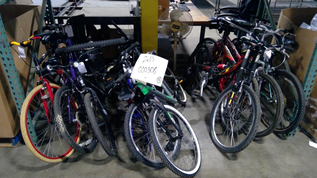 Group Of 10 Used Bikes | Property Room