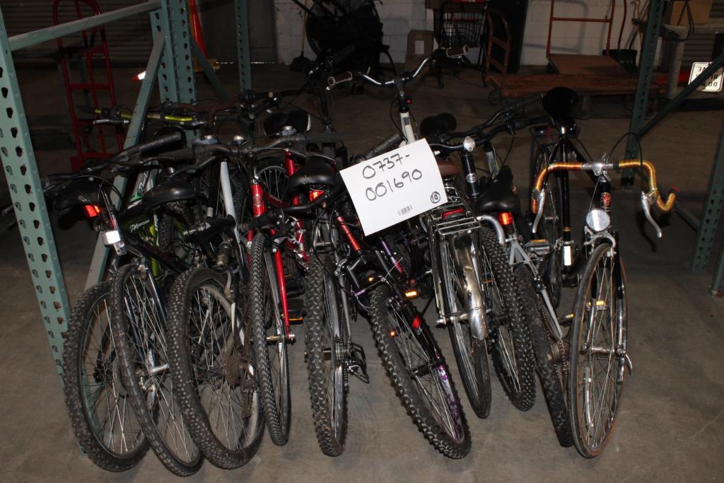 Group Of 10 Used Bikes | Property Room
