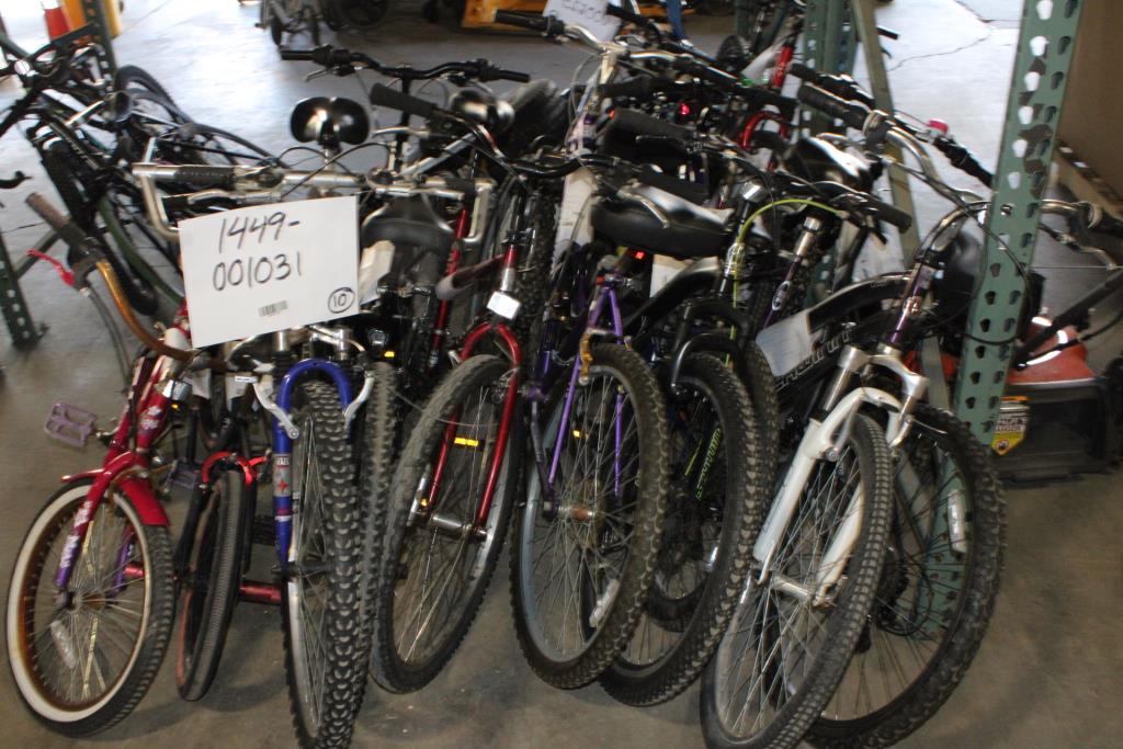 Group Of 10 Used Bikes | Property Room