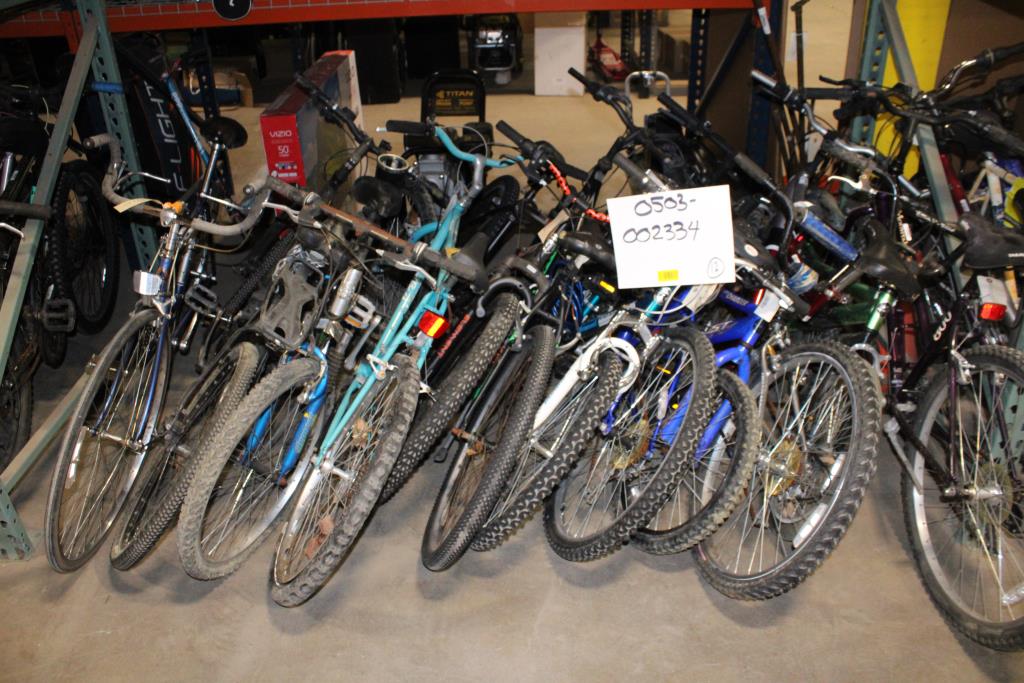 Group Of 12 Used Bikes | Property Room