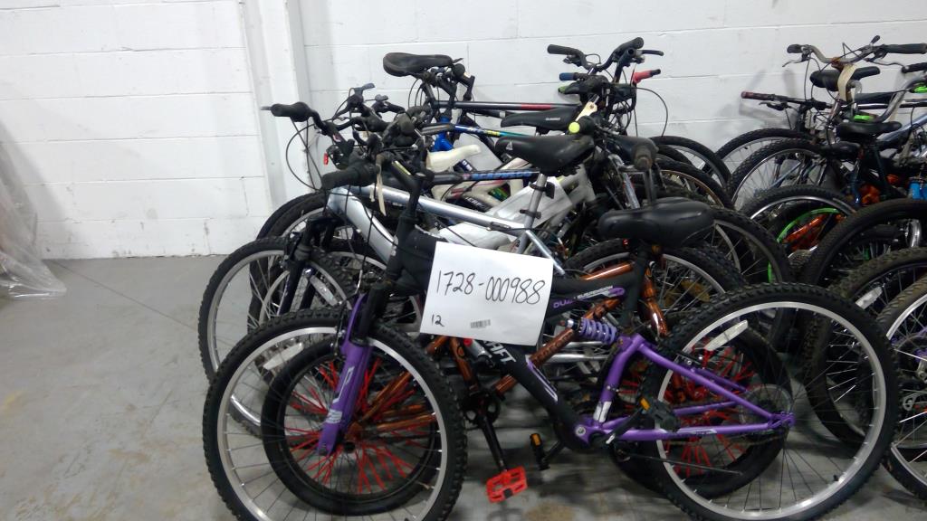Group Of 12 Used Bikes | Property Room