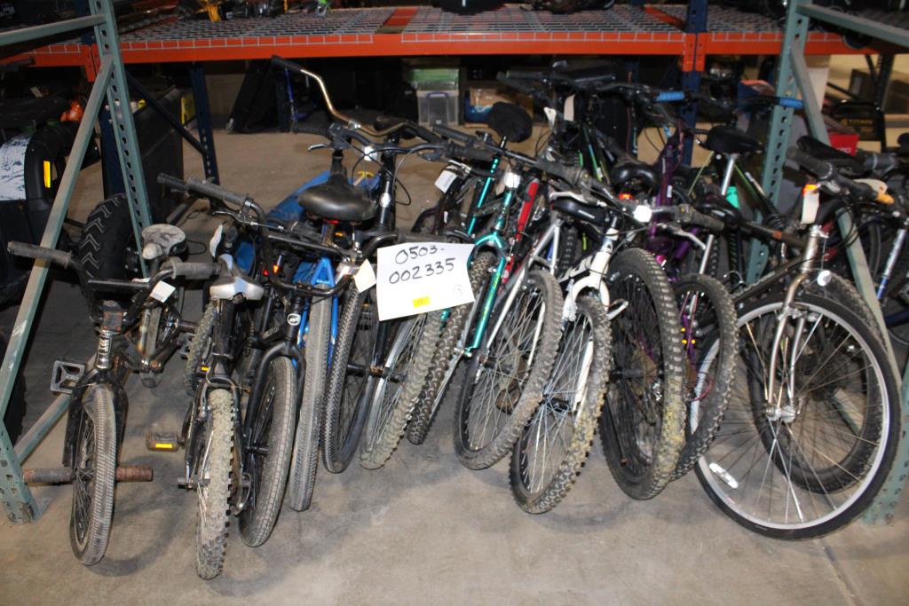 Group Of 13 Used Bikes | Property Room