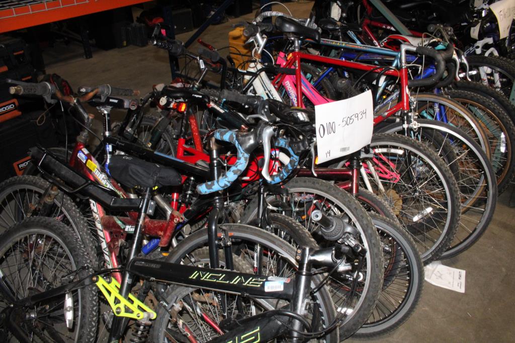 Group Of 14 Used Bikes | Property Room