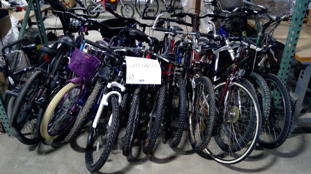 Group Of 15 Used Bikes | Property Room