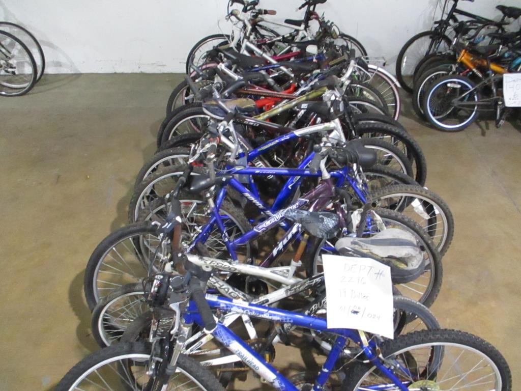 Group Of 19 Used Bikes | Property Room