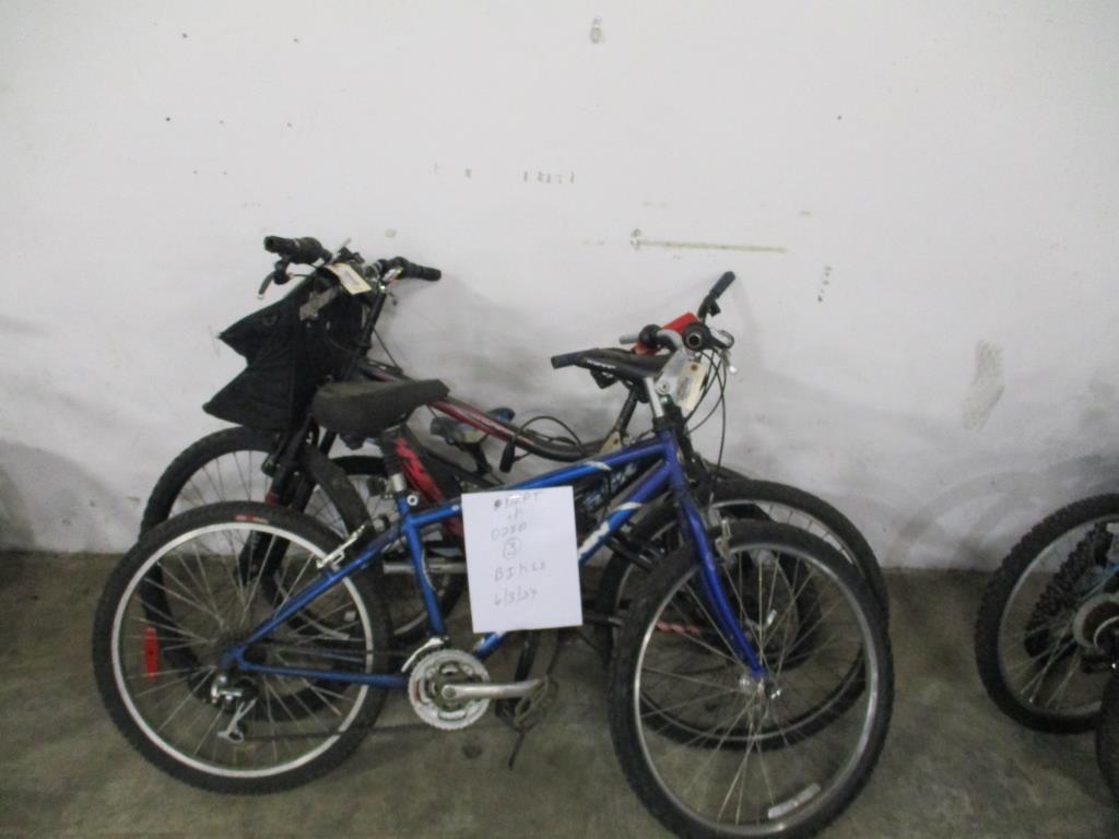Group Of 3 Used Bikes | Property Room