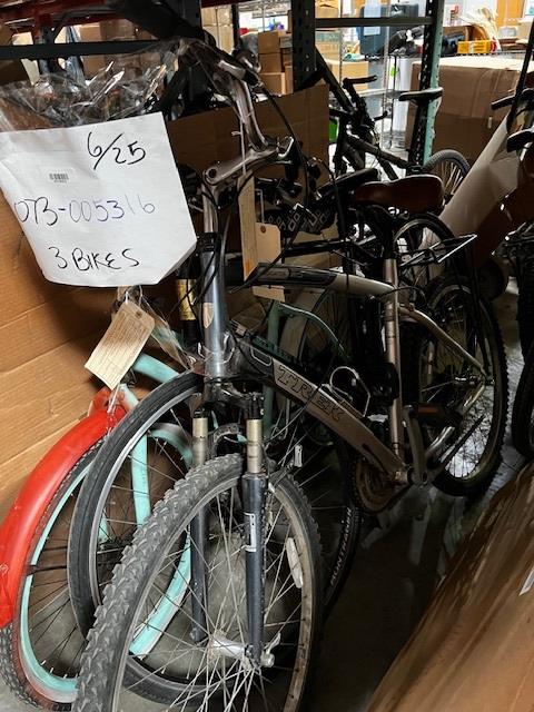 Group Of 3 Used Bikes | Property Room