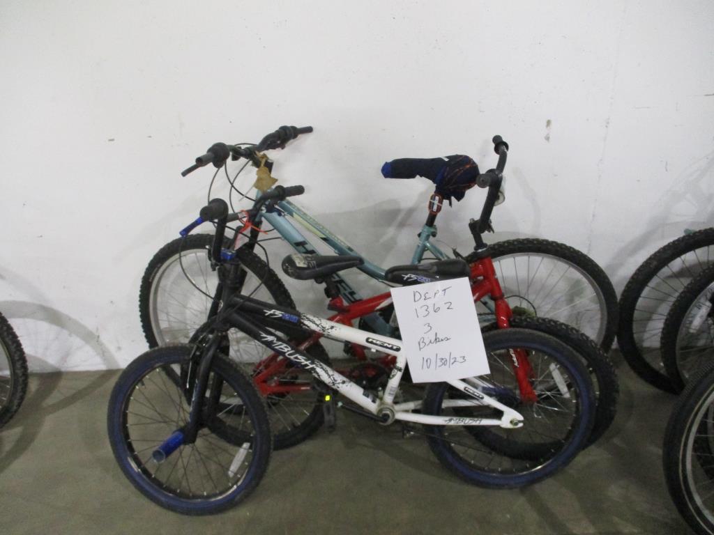 Group Of 3 Used Bikes | Property Room