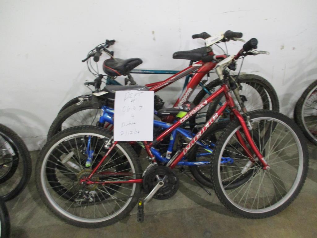 Group Of 4 Used Bikes | Property Room