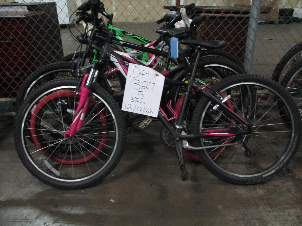 Group Of 5 Used Bikes | Property Room
