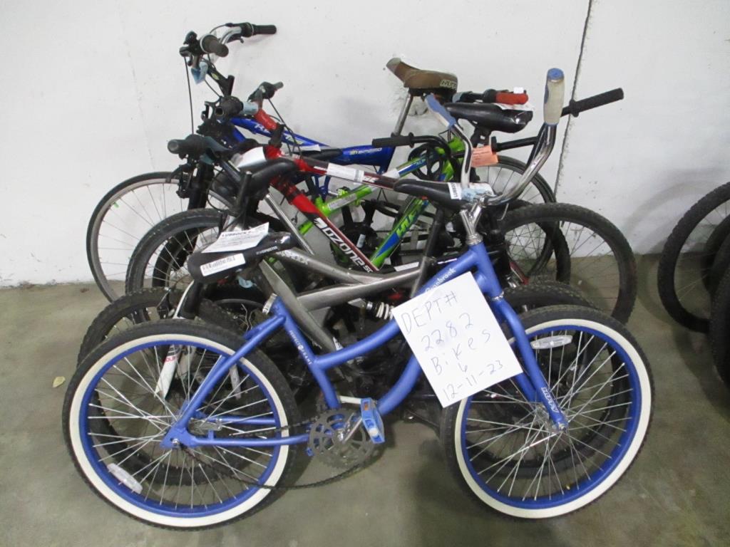 Group Of 6 Used Bikes | Property Room