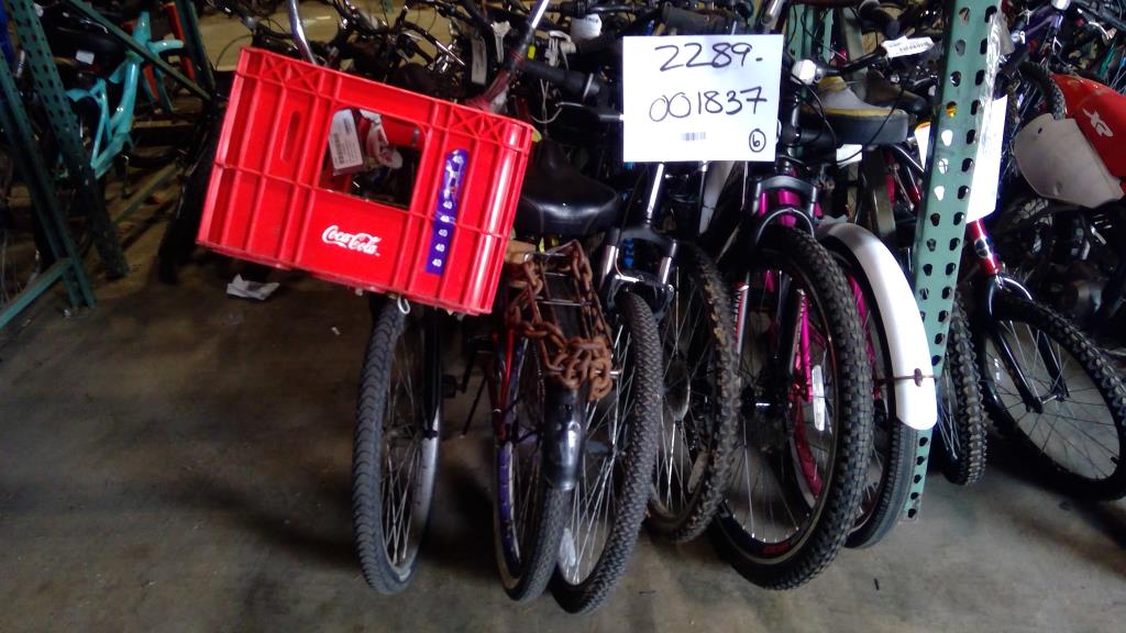 Group Of 6 Used Bikes | Property Room