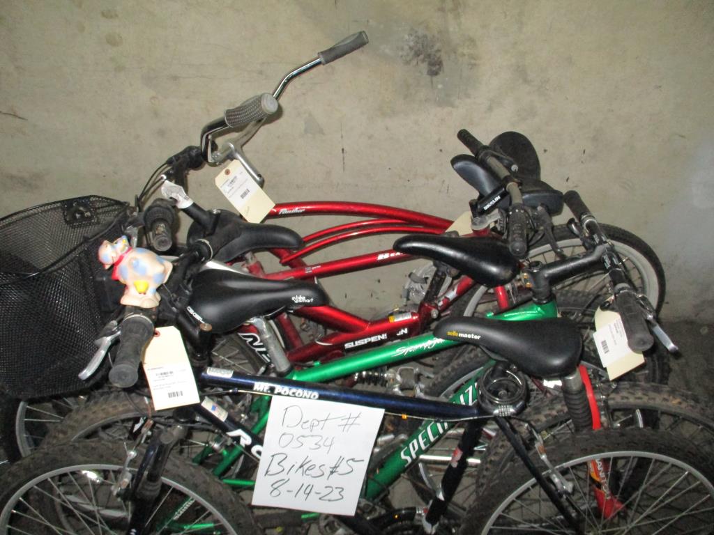 Group Of 6 Used Bikes | Property Room